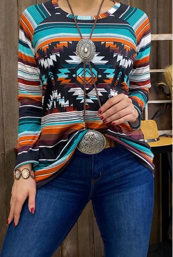 Earthbound Aztec Long Sleeve – Ivy Boutique Clothing, Accessories & More